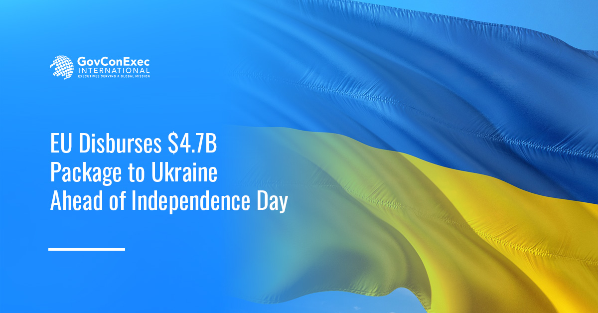 EU Announces $4.7B Independence Day Package for Ukraine